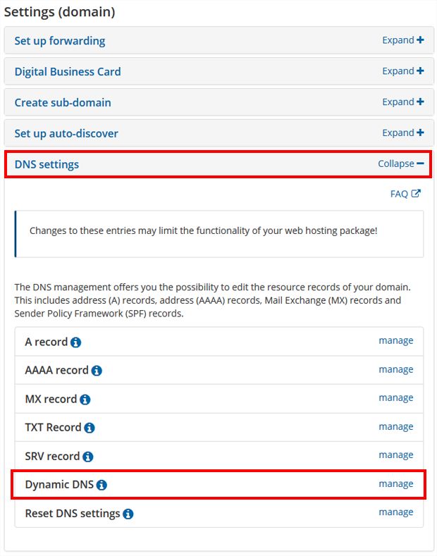 This is how easy it is to set up DynDNS for your domains